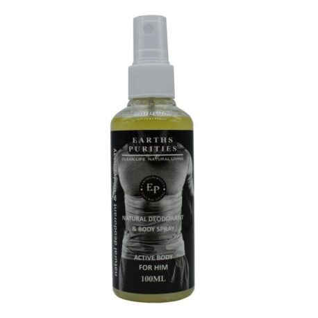 Active Body for Him Deodorant and Body Spray by Earth Purities ...