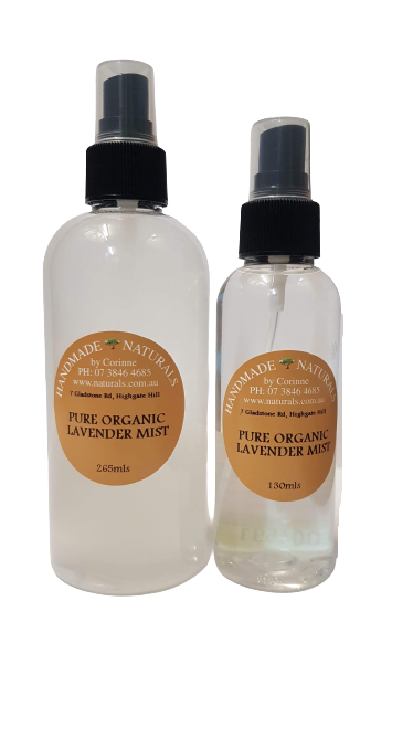 Pure Organic Lavender Water Mist (Hydrosol) from Handmade Naturals ...